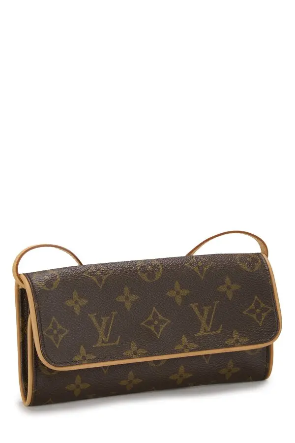 LOUIS VUITTON Monogram Canvas Pochette Twin Bag