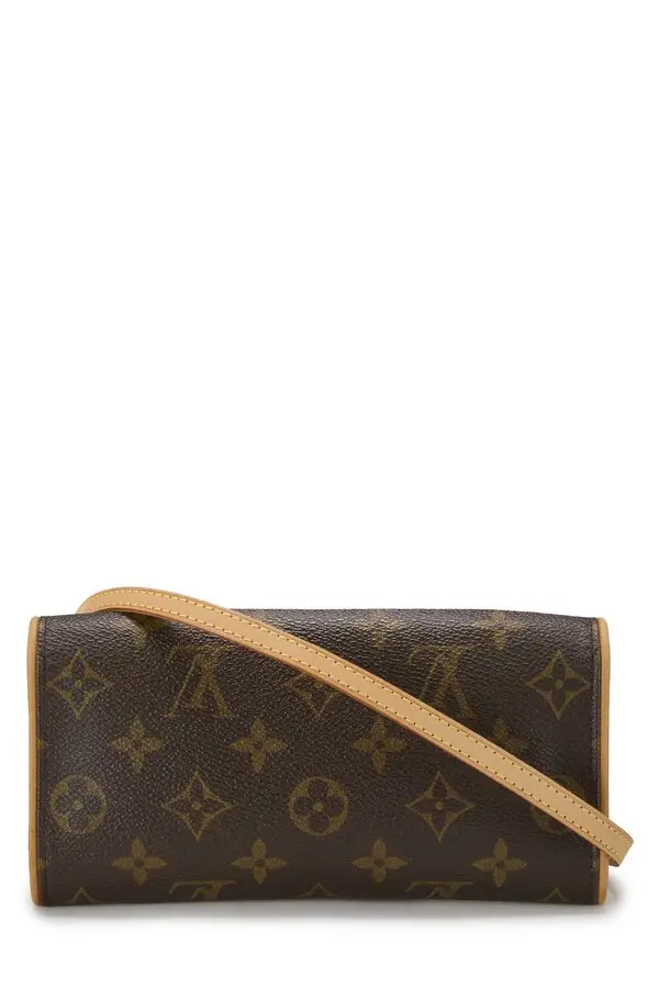 LOUIS VUITTON Monogram Canvas Pochette Twin Bag