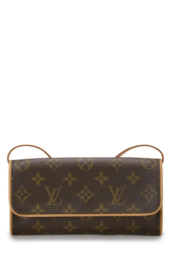 LOUIS VUITTON Monogram Canvas Pochette Twin