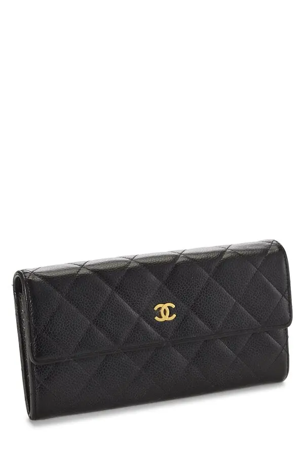 Chanel Caviar Long Wallet