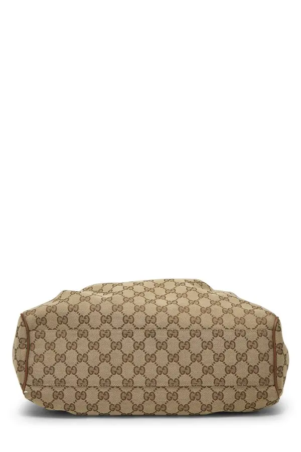 Gucci Original Gg Canvas Sukey Tote Bag - Brown