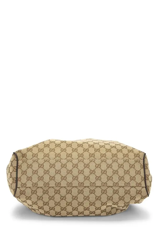 Gucci Original Gg Canvas Sukey Tote Bag - Brown