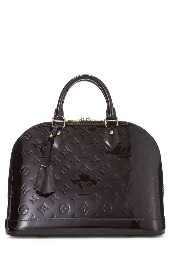 LOUIS VUITTON Alma Nm Amarante Monogram Vernis - Purple