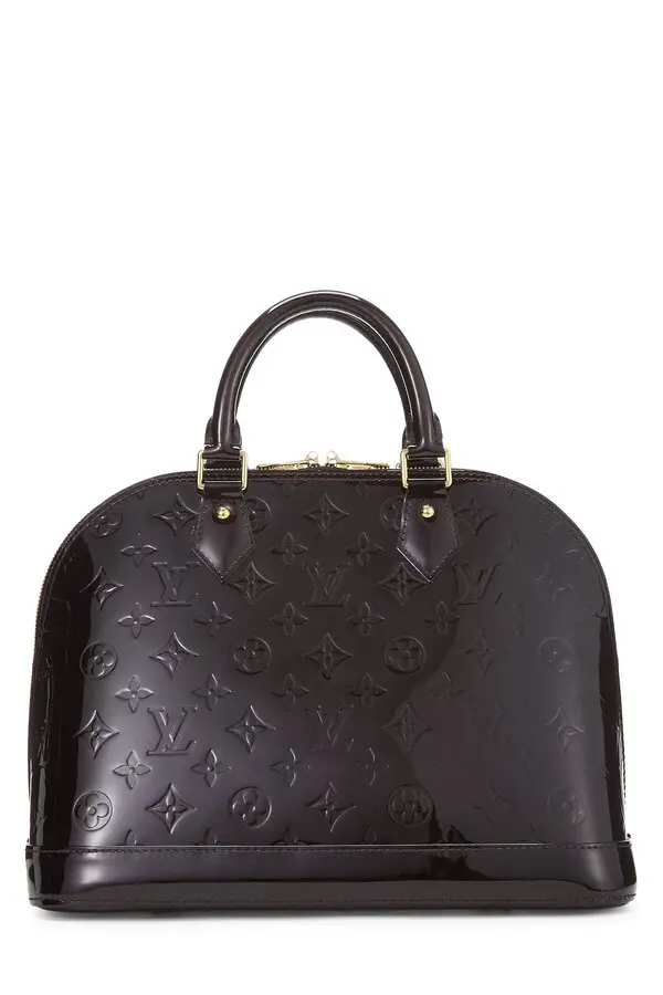 LOUIS VUITTON Alma Nm Amarante Monogram Vernis - Purple