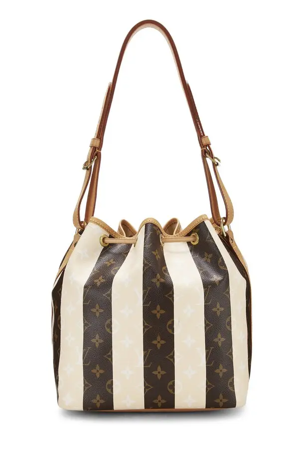 LOUIS VUITTON Monogram Rayures Noé Bucket Bag