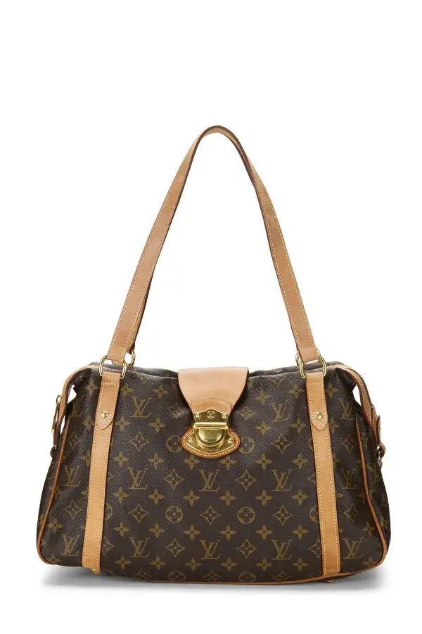 LOUIS VUITTON Monogram Stresa Shoulder Bag - Brown