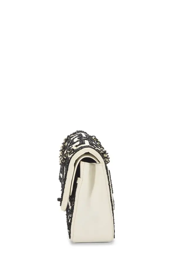 Chanel Lambskin Crystal Embroidered Garden Of Versailles Classic Double Flap Medium