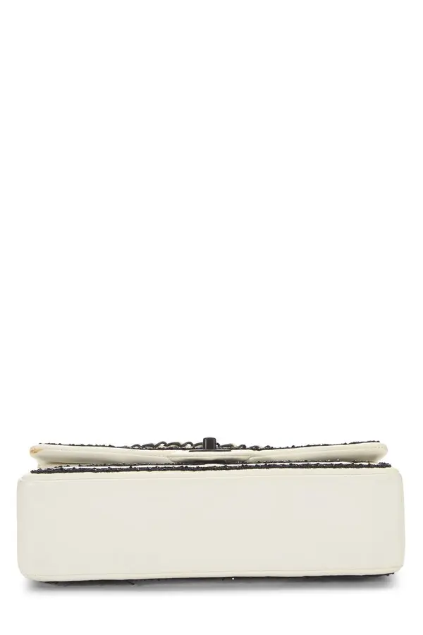 Chanel Lambskin Crystal Embroidered Garden Of Versailles Classic Double Flap Medium