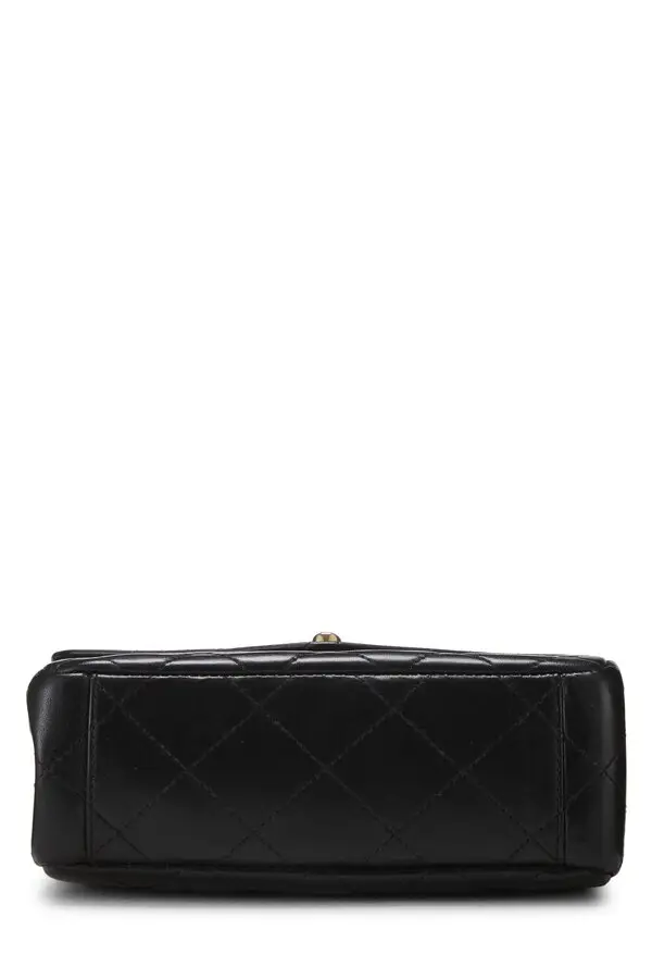 Chanel Quilted Lambskin Handbag With Turnlock