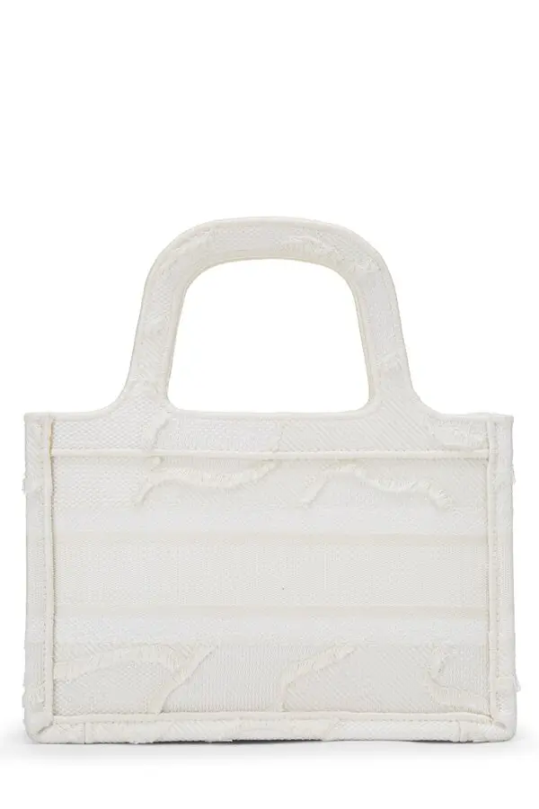 Dior Embroidered Canvas Book Tote Mini