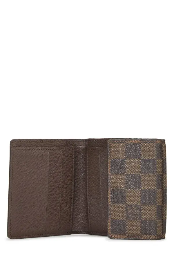 LOUIS VUITTON Damier Ebene Elise Wallet