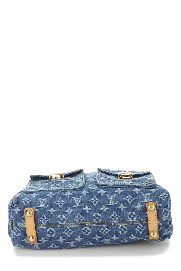 LOUIS VUITTON Monogram Denim Baggy
