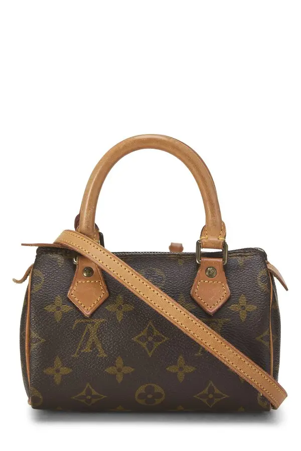 LOUIS VUITTON Monogram Hl Speedy Mini Handbag - Brown