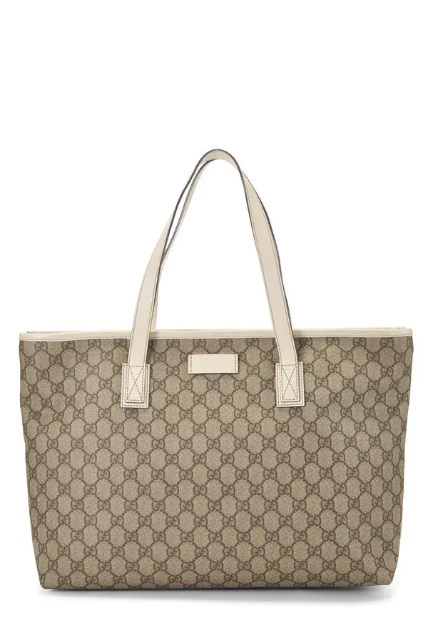 Gucci Original Gg Supreme Canvas Tote Bag - Beige