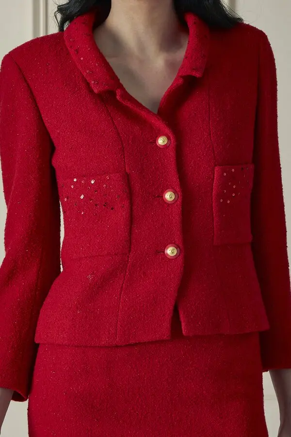 Chanel Tweed Skirt Suit
