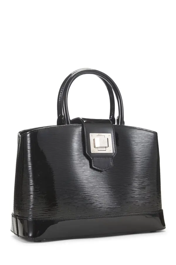 LOUIS VUITTON Noir Electric Epi Mirabeau Gm