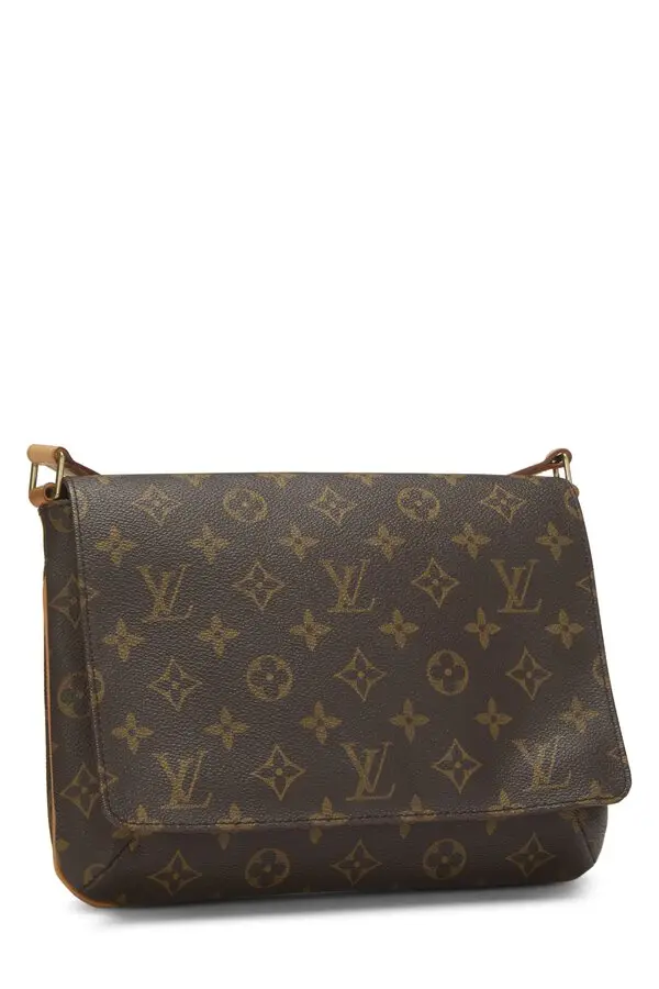 LOUIS VUITTON Monogram Canvas Musette Tango - Brown