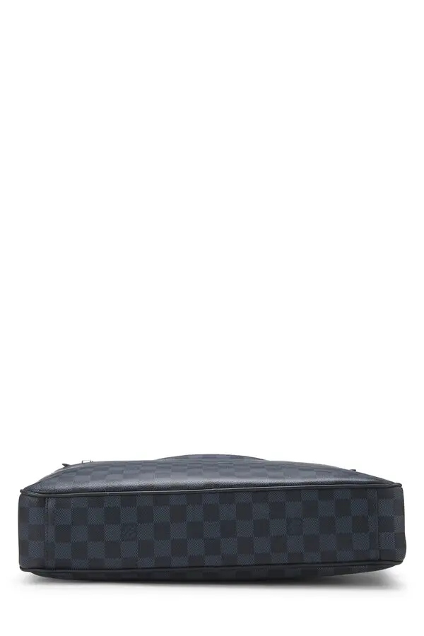 LOUIS VUITTON Damier Cobalt Porte Documents Business - Navy