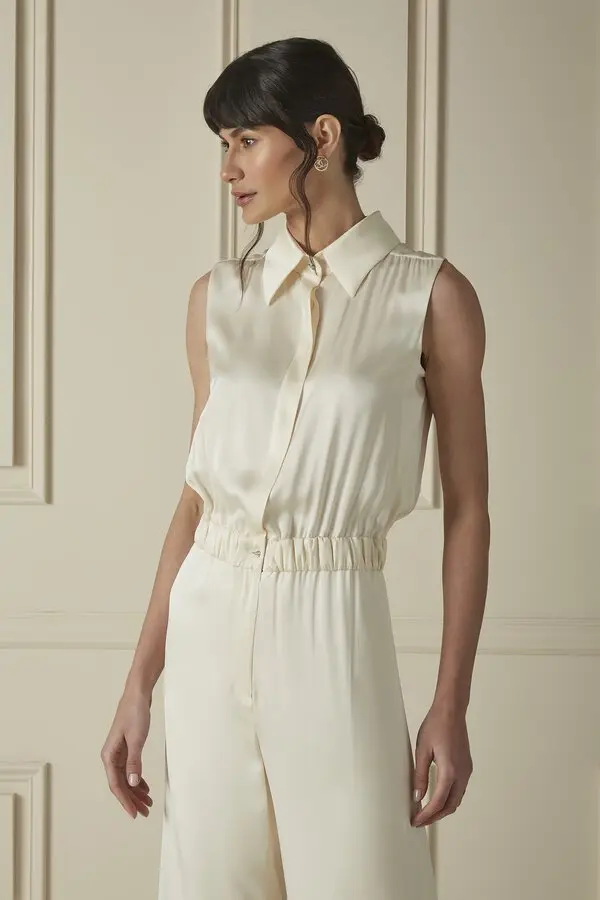 Chanel Silk Jumpsuit