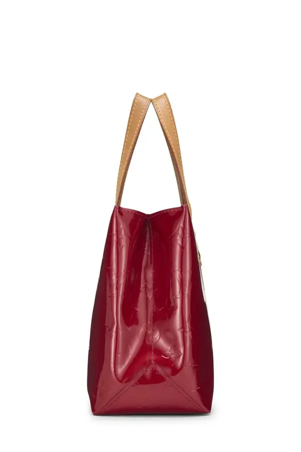 LOUIS VUITTON Monogram Vernis Reade Tote - Red