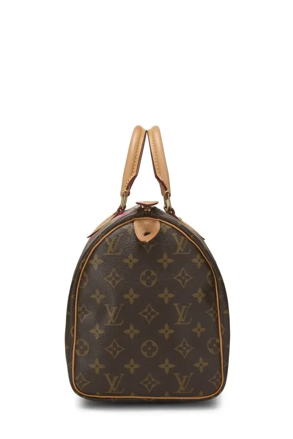LOUIS VUITTON Monogram V Speedy 30 - Pink