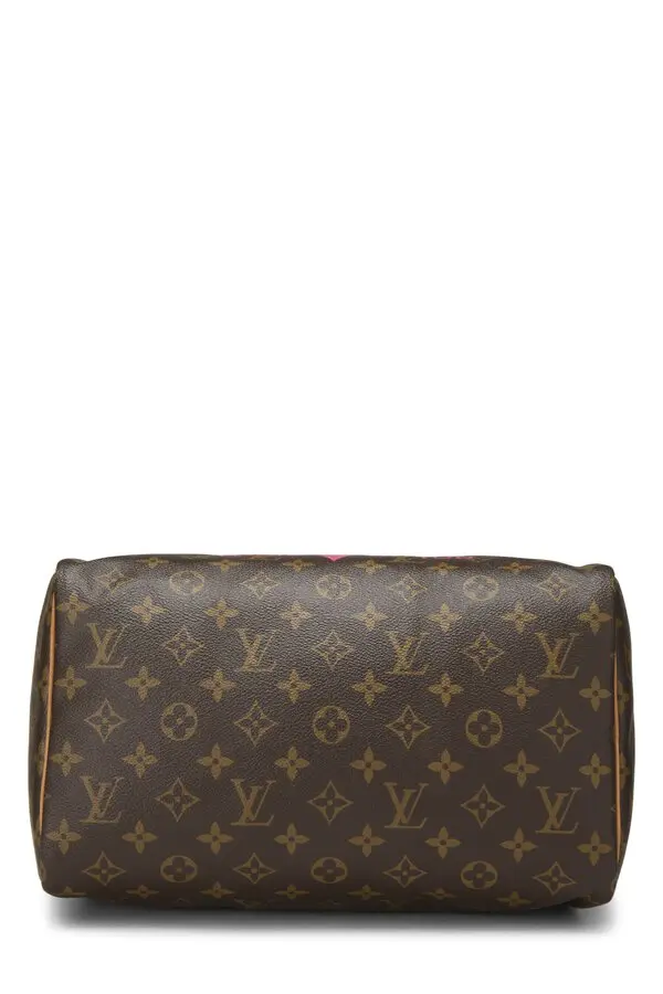 LOUIS VUITTON Monogram V Speedy 30 - Pink
