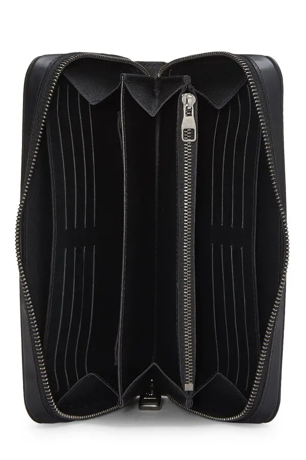 LOUIS VUITTON Monogram Eclipse Zippy Xl Wallet - Black