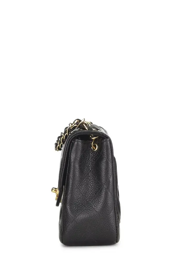 Chanel Quilted Caviar Half Flap Mini
