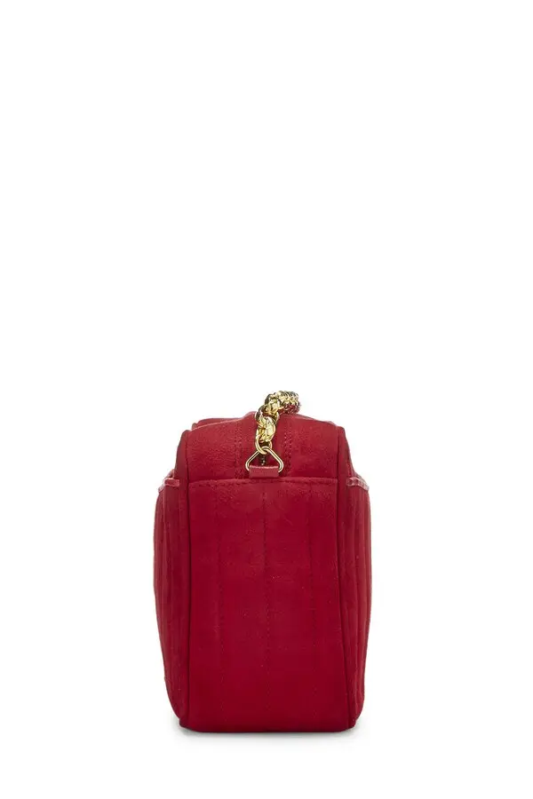 Chanel Vertical Suede Pocket Camera Bag