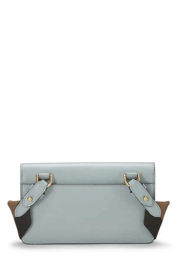 Fendi Leather Flat Baguette Bag - Green | Editorialist