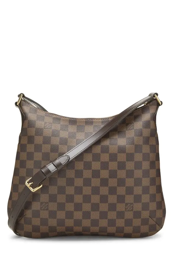 LOUIS VUITTON Damier Ebene Bloomsbury Messenger Bag - Brown