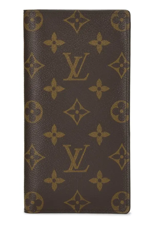 LOUIS VUITTON Monogram Canvas Porte Valeurs Wallet - Brown