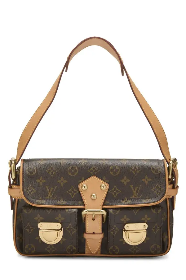 LOUIS VUITTON Hudson Monogram Canvas Shoulder Bag