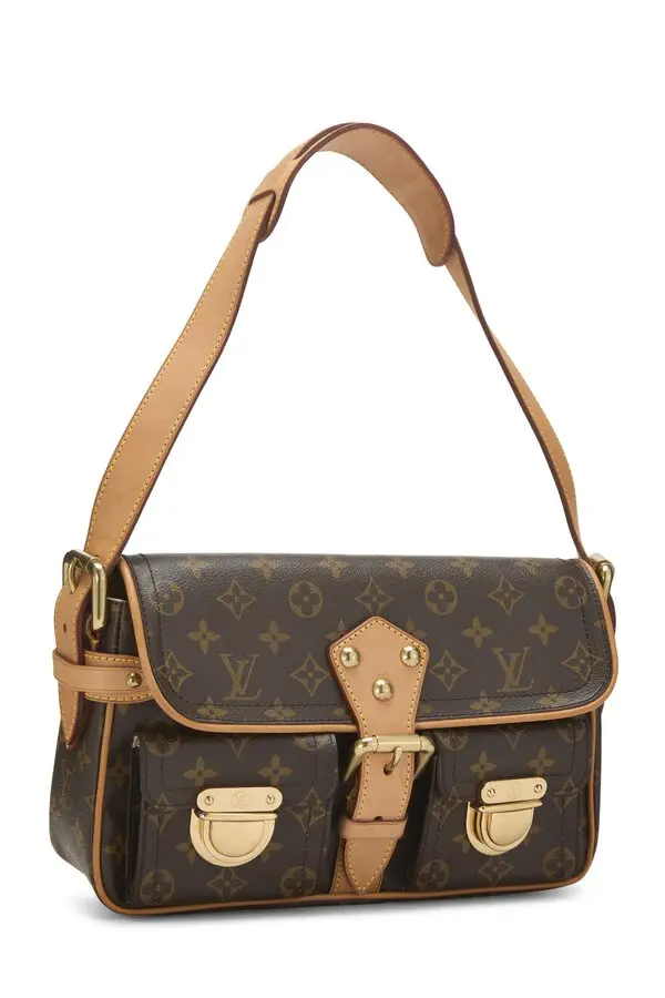 LOUIS VUITTON Hudson Monogram Canvas Shoulder Bag