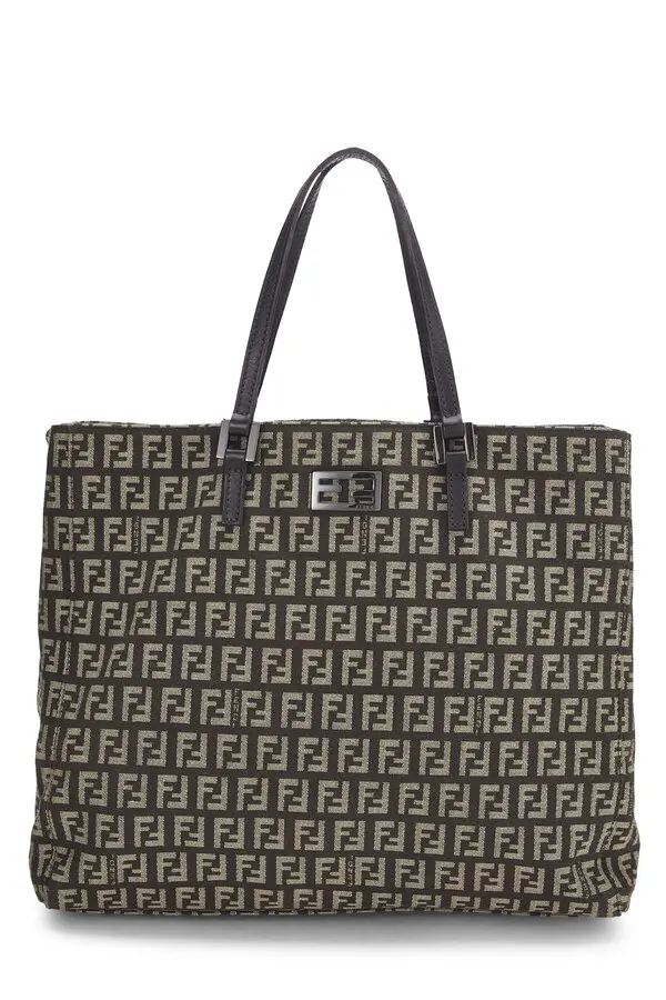 Fendi Zucchino Tote - Brown