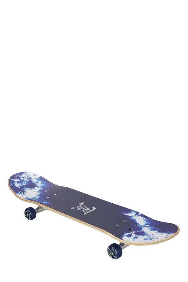 LOUIS VUITTON Monogram Bandana Skateboard - Blue