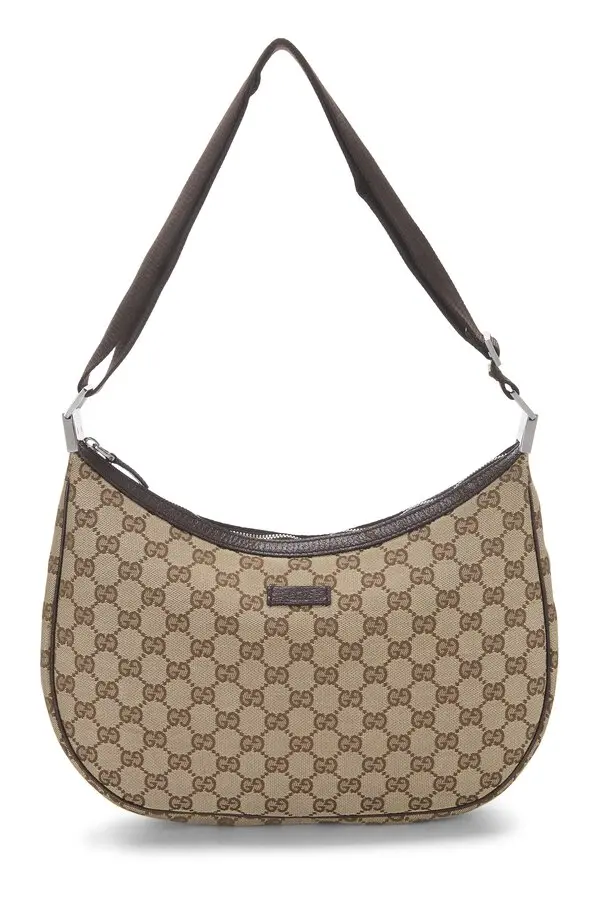 Gucci Original Gg Canvas Round Messenger Bag - Beige