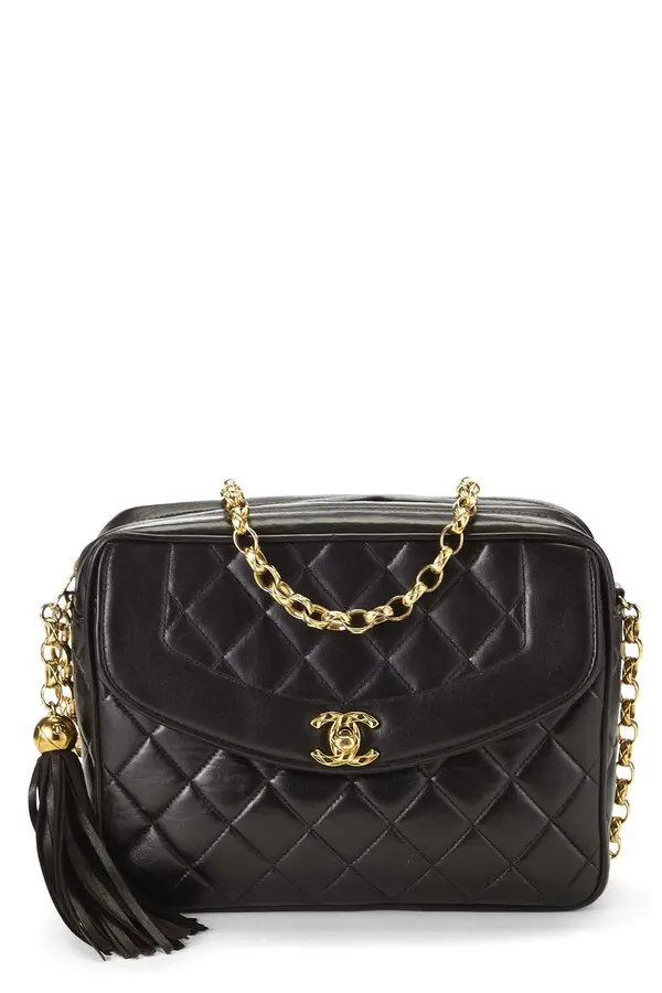 Chanel Lambskin Pocket Camera Bag - Black