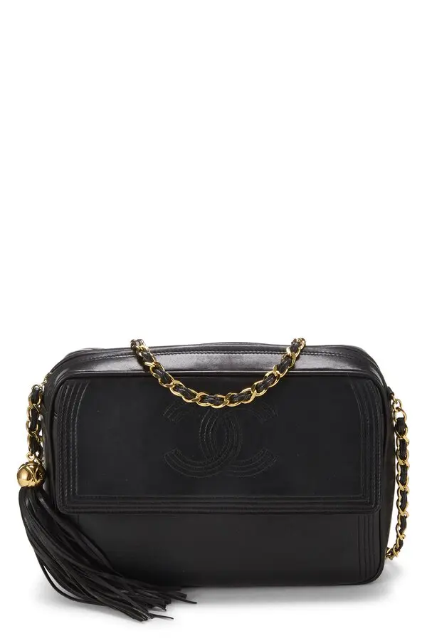 Chanel Lambskin Pocket Camera Bag - Black