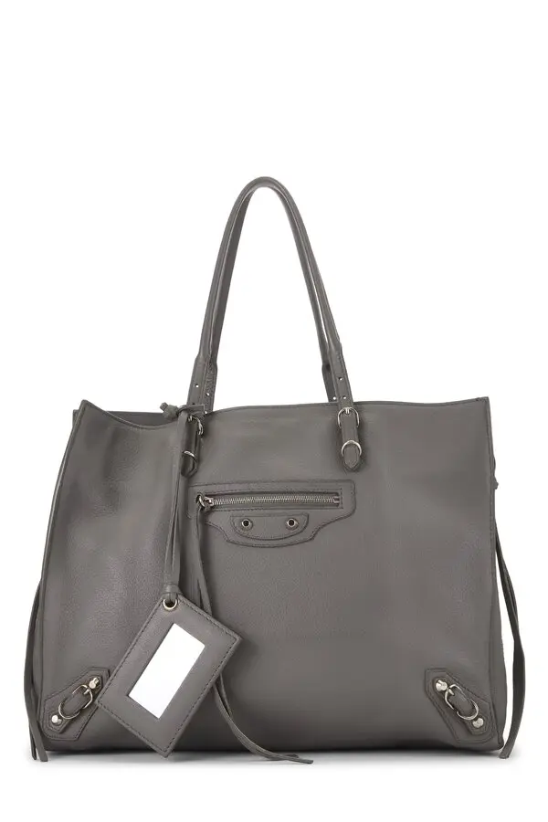 Balenciaga Calfskin Papier B4 Zip Around - Grey