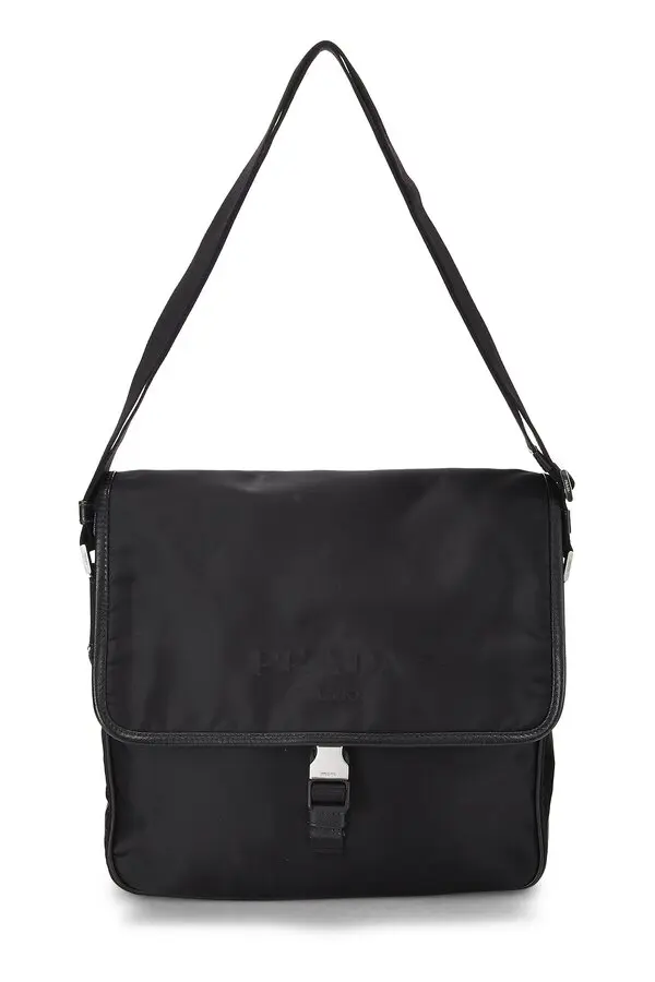 Prada Nylon Logo Messenger Bag
