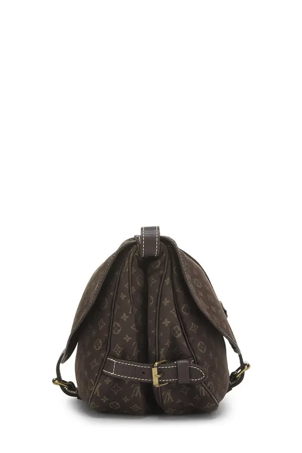 LOUIS VUITTON Monogram Mini Lin Saumur