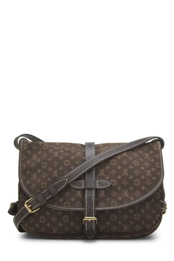 LOUIS VUITTON Monogram Mini Lin Saumur