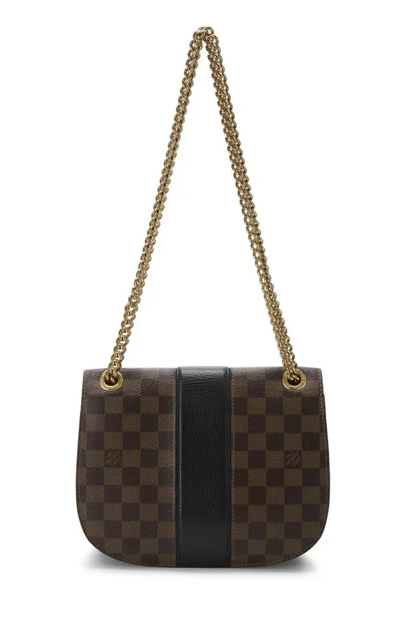LOUIS VUITTON Damier Ebene Wight - Black