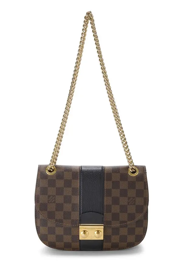 LOUIS VUITTON Damier Ebene Wight - Black