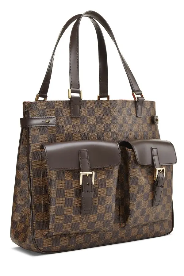 LOUIS VUITTON Damier Ebene Uzes Tote