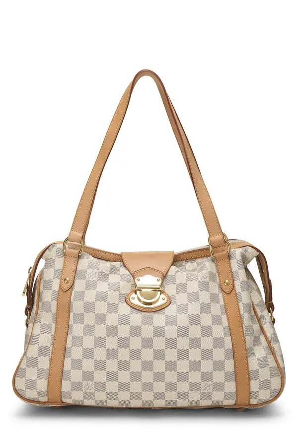 LOUIS VUITTON Damier Azur Stresa - White