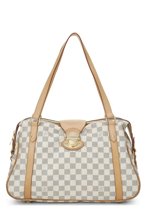 LOUIS VUITTON Damier Azur Stresa - White