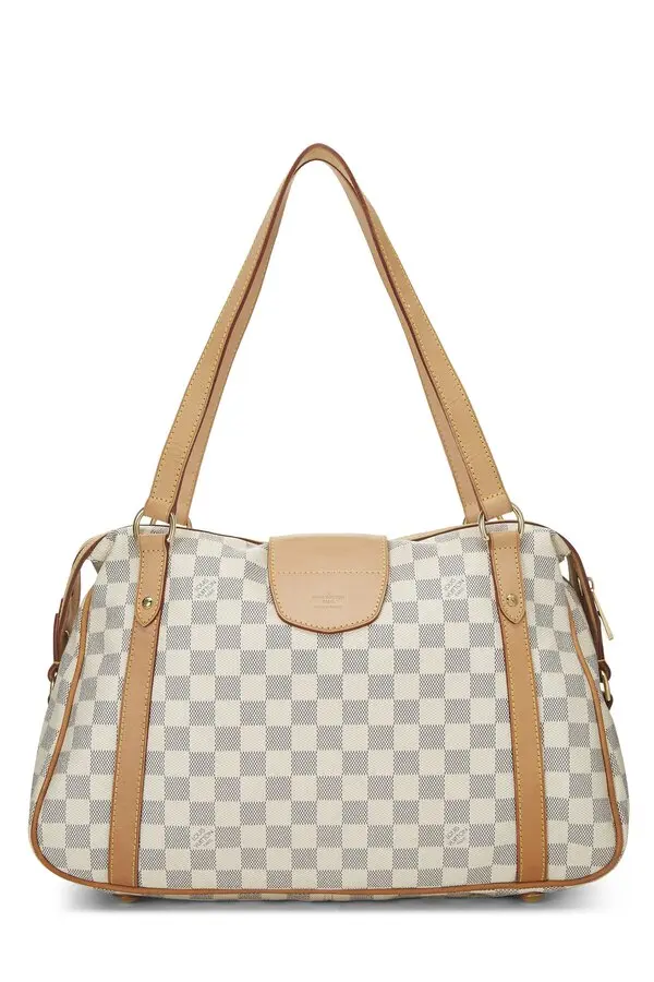 LOUIS VUITTON Damier Azur Stresa - White