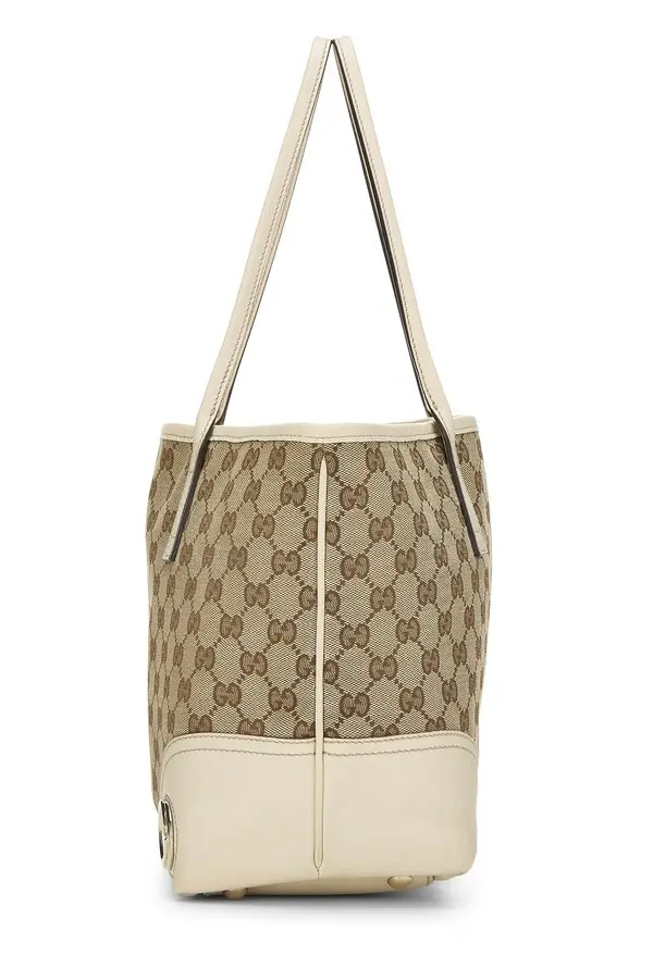 Gucci Original Gg Canvas Britt Tote - Beige